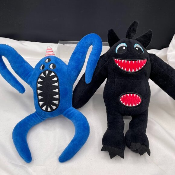 Toys | Lot Of 2 Garten Of Banban Monsters Blue Nabnab Black Sharky Clee ...